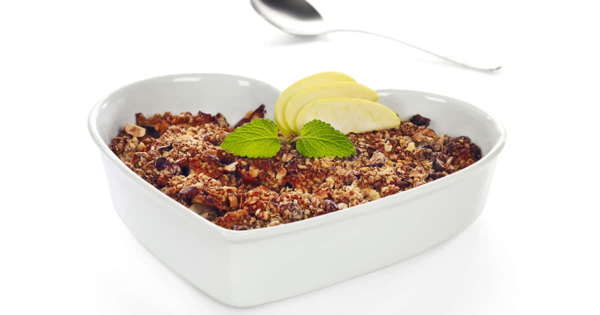 Oppskrift på bakte epler med crispy lokk – sunn og smakfull rett ...